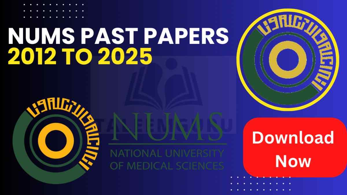 NUMS Past Papers 2012 to 2025 | Entry Test - TaleemGuru